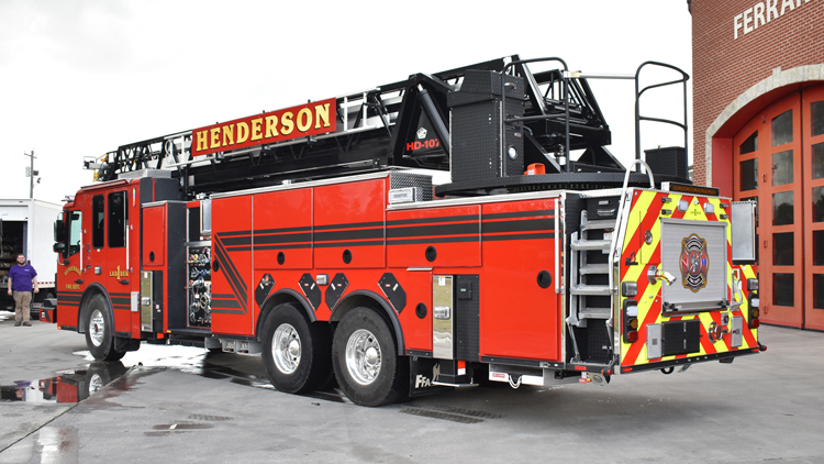 Henderson (KY) Fire Department Goes to Ferrara for HD-107-Foot Aerial ...