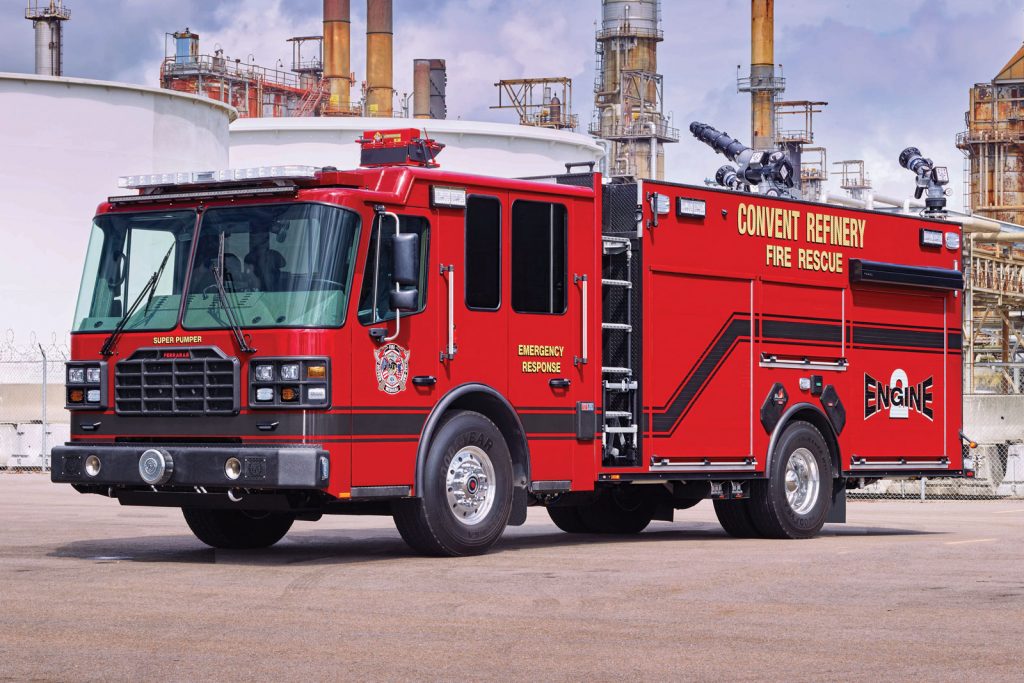 Ferrara Fire Apparatus Builds Super Pumper for Shell Convent Refining ...
