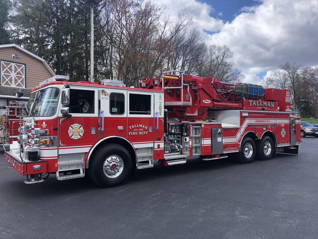 Tallman (NY) 2020 Pierce Ascendant 100-Foot Heavy Duty Aerial Tower ...