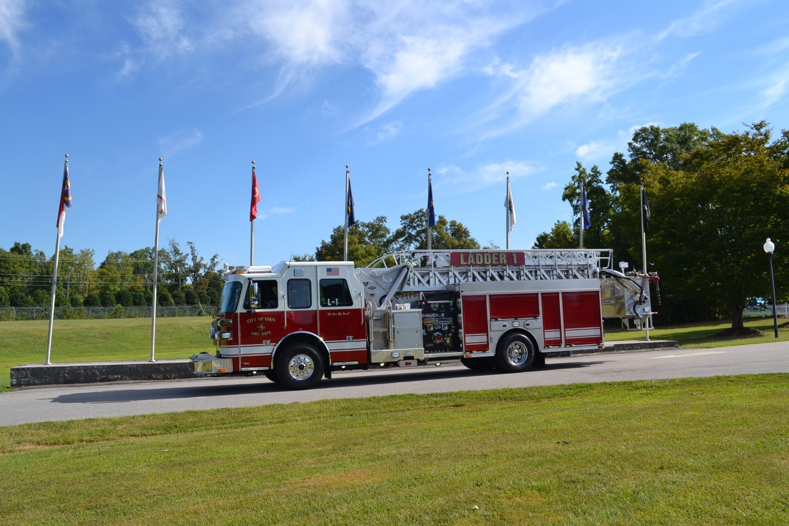Sutphen Delivers Aerial Ladder Quint, Custom Pumper to Eden (NC) Fire ...
