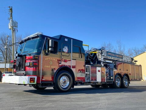 Opelika Fire Department Gets Sutphen SL 100 Aerial Ladder Quint