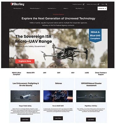 Darley Launches Dedicated Uncrewed Systems Hub on Its Web Site